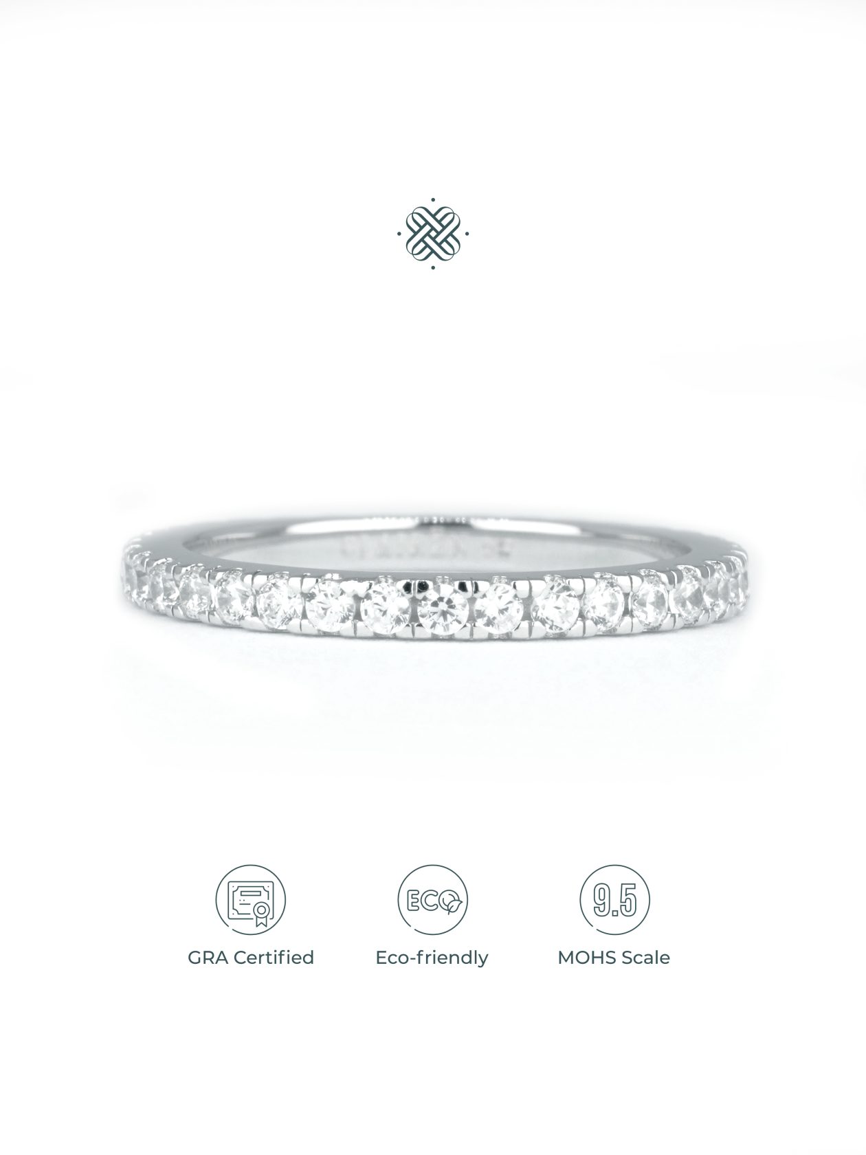 Starlight Eternity Ring - Clairēn Jewelry